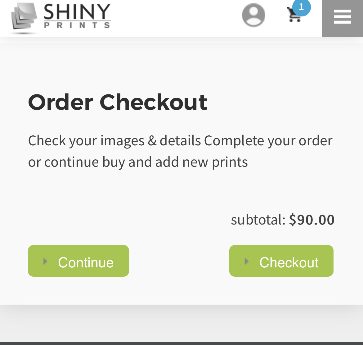 Mobile Ordering Process is Easy as 1-2-3 - Shiny Prints Blog